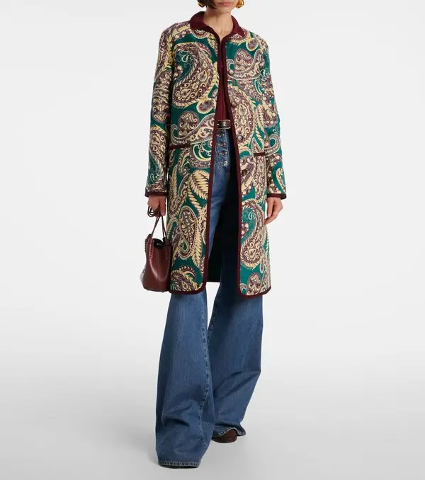 Etro Jacquard Reversible Coat