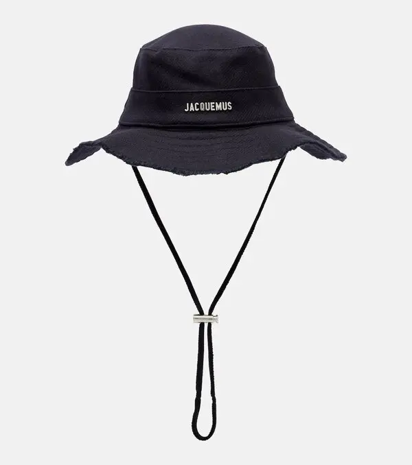 Jacquemus Artichaut Cotton Canvas Bucket Hat - Blue
