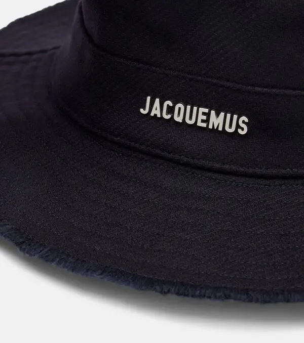 Jacquemus Artichaut Cotton Canvas Bucket Hat - Blue