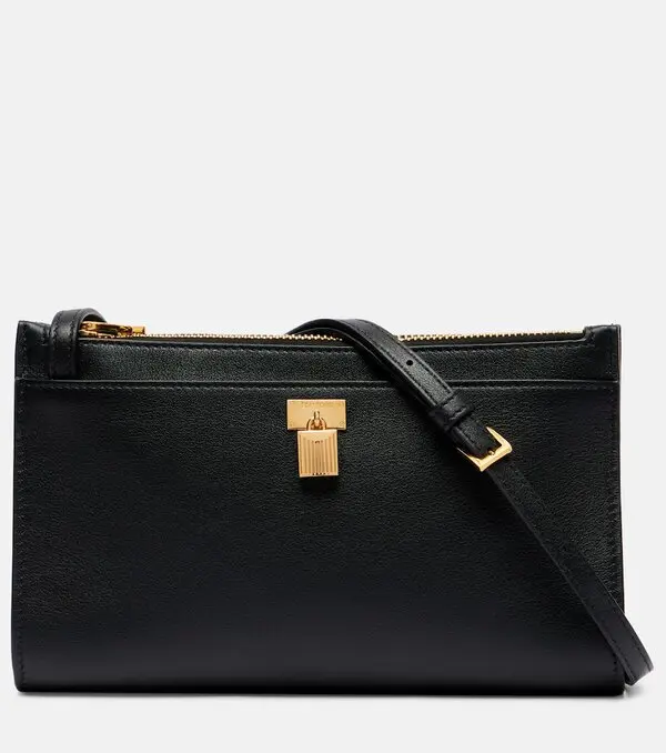 TOM FORD Padlock Mini Leather Crossbody Bag