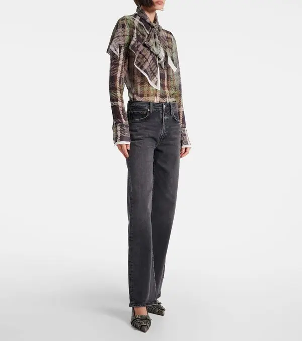 AGOLDE Harper Mid-rise Straight Jeans