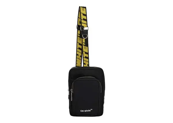 Off-White Nylon Sling Bag - Black/white