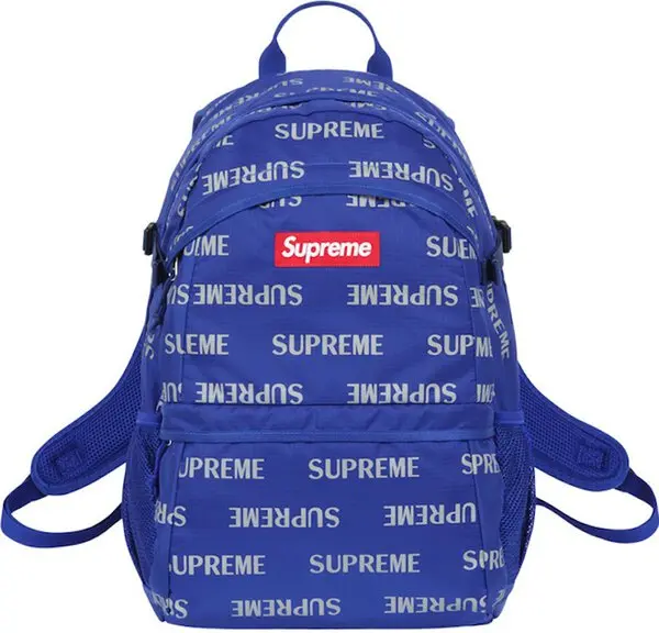 Supreme 3m Reflective Repeat Backpack - Blue