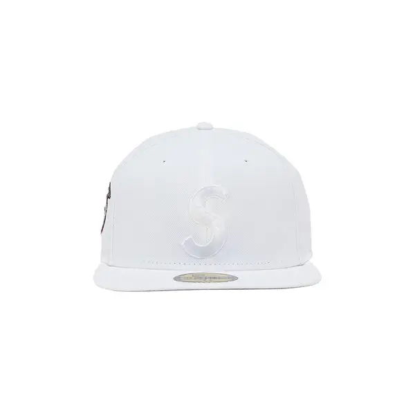 Supreme Screwball S Logo New Era Cap - White