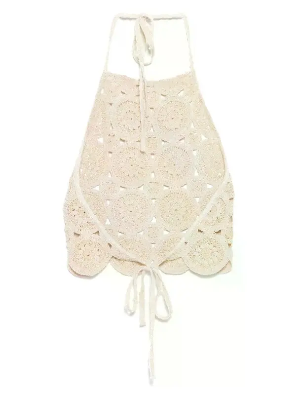 BAMBAH Cropped Halter Top