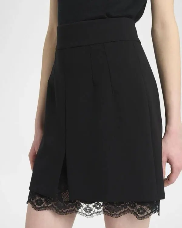 Dolce & Gabbana Lana Double Crepe Mini Skirt
