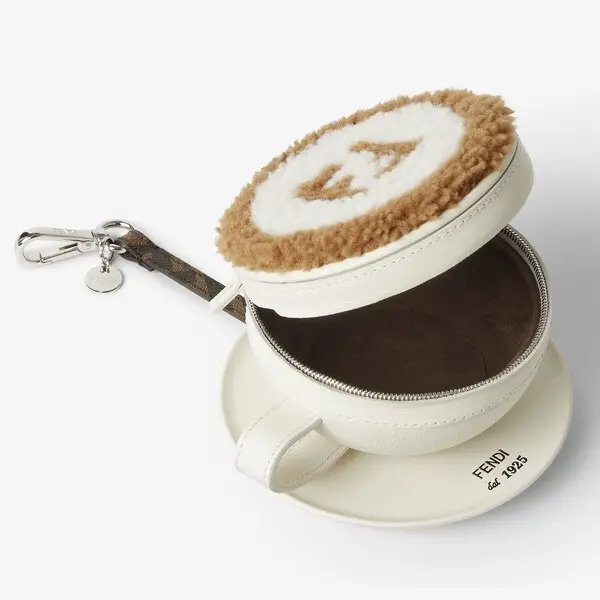 Fendi Cappuccino Cup Bag Charm