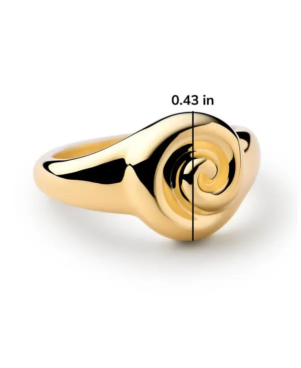 ANA LUISA Ariel Signet Ring