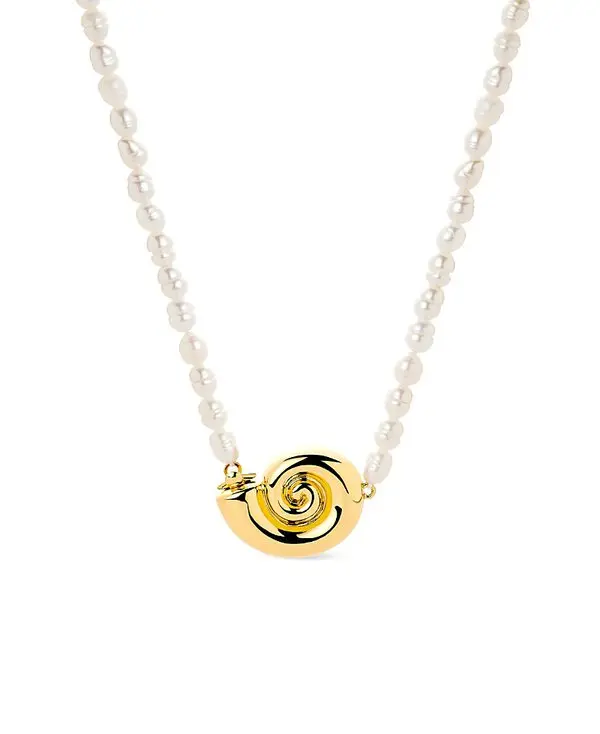 ANA LUISA Adora Shell Necklace - Gold
