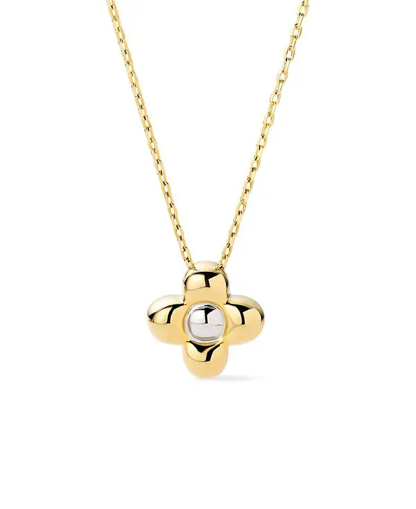 ANA LUISA Liora Pendant Mini Flower Necklace - Gold