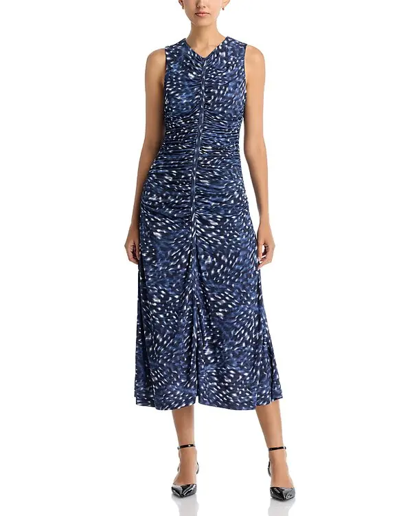 BOSS Elamo Printed Midi Dress