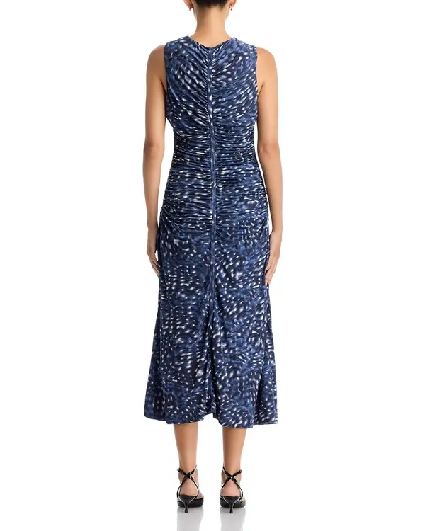 BOSS Elamo Printed Midi Dress