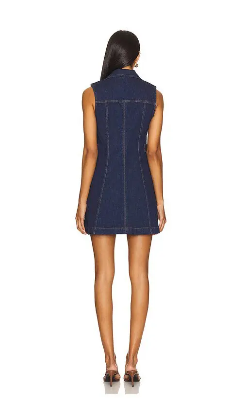 Paige Sleeveless Denim Mini Dress