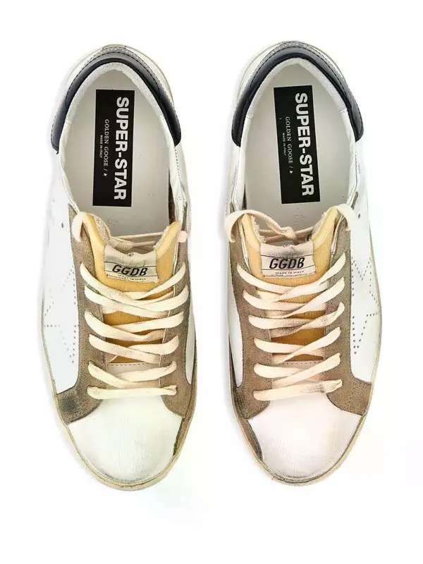 GOLDEN GOOSE Super-star Leather Low-top Sneakers - Neutrals