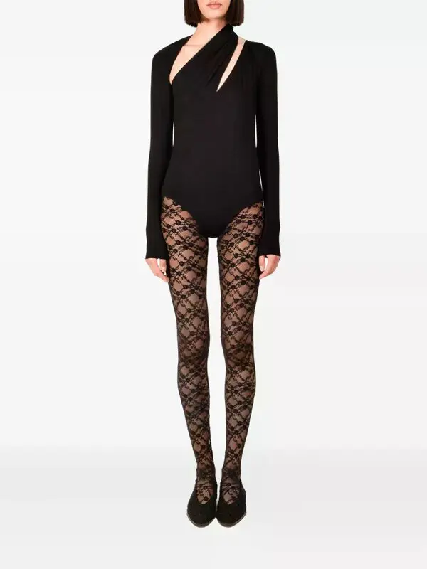 IOANA CIOLACU Brody Lace-patterned Tights