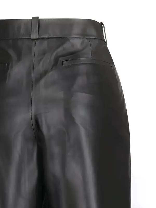 DESA 1972 Leather High-waisted Trousers