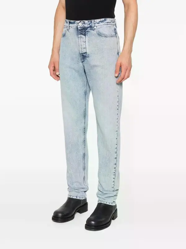 JIL SANDER Logo-patch Cotton Jeans