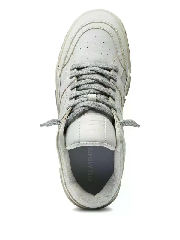 Axel Arigato Area Lo Perforated Leather Sneakers - Neutrals