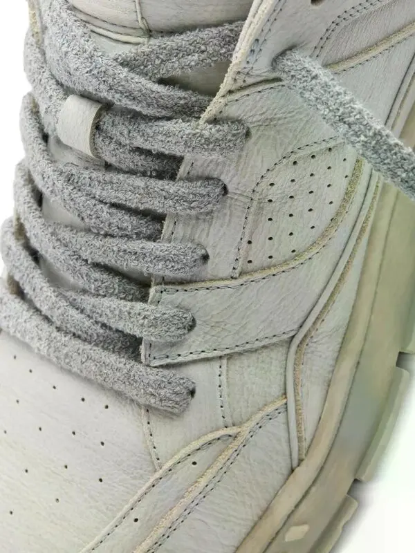 Axel Arigato Area Lo Perforated Leather Sneakers - Neutrals