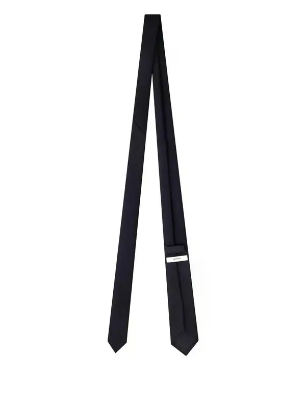 LARDINI Woven Neck Tie - Blue