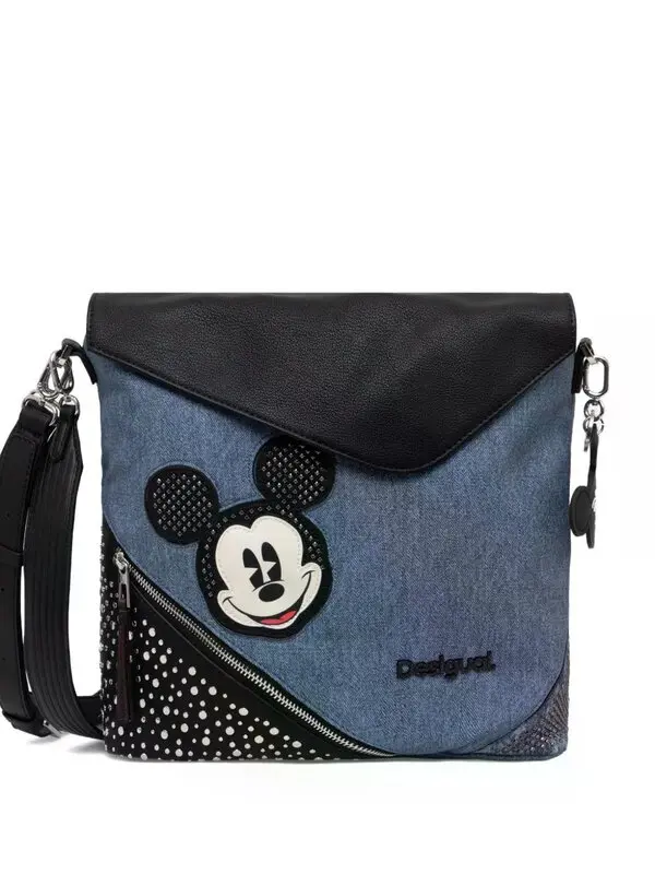 Desigual Mickey-mouse Studded Denim Backpack