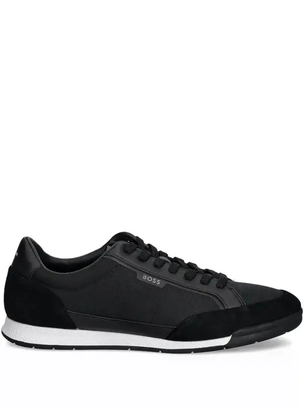BOSS Panelled Lace-up Low-top Sneakers