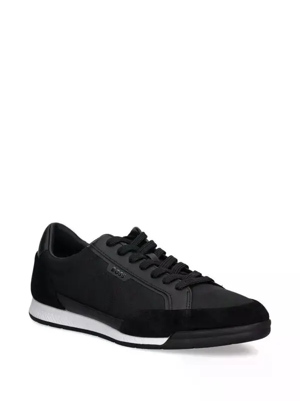 BOSS Panelled Lace-up Low-top Sneakers