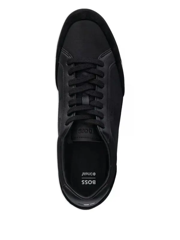 BOSS Panelled Lace-up Low-top Sneakers
