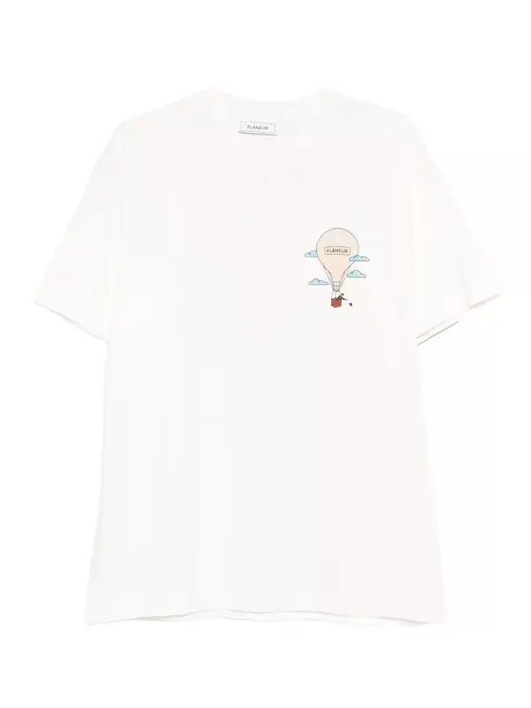 FLANEUR Aéronautique T-shirt - White