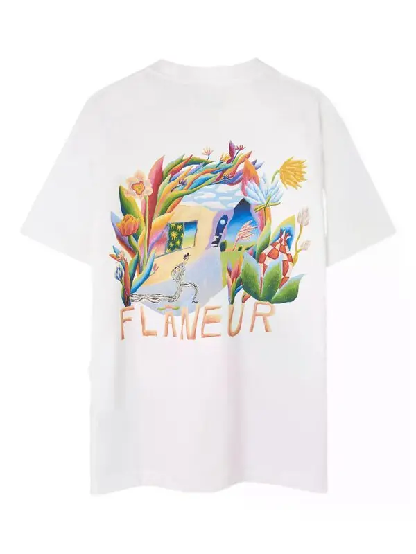 FLANEUR Logo-print T-shirt