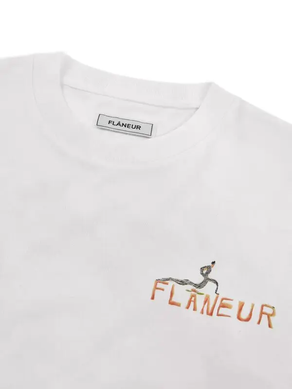 FLANEUR Logo-print T-shirt