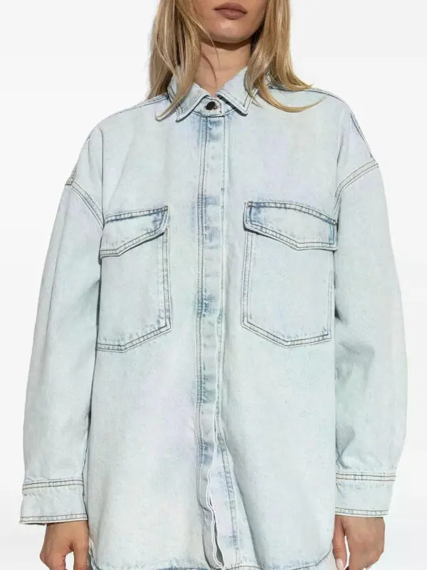 American Vintage Joybird Patch-pocket Denim Shirt