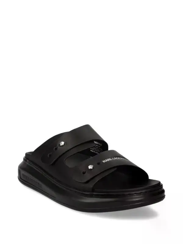Karl Lagerfeld Leather Slides