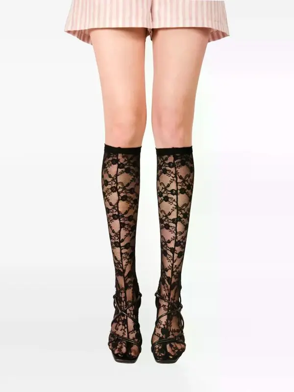 IOANA CIOLACU Knee-high Stockings - Black