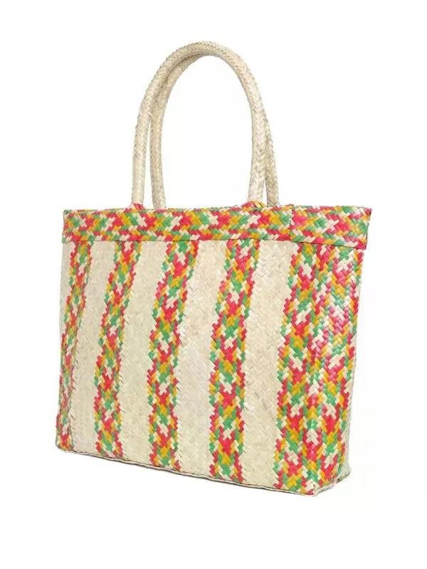 BRIGITTE Bahia Striped Woven Beach Bag