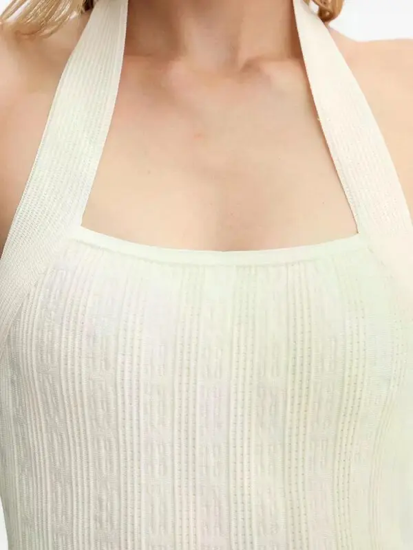 slim fit dress slacks Jewel of Mine Halter Dress main image 1