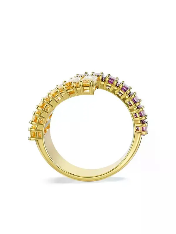SWAROVSKI Matrix Baguette-cut Ring - Gold