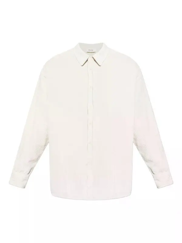 American Vintage Corduroy Long-sleeve Shirt - Neutrals