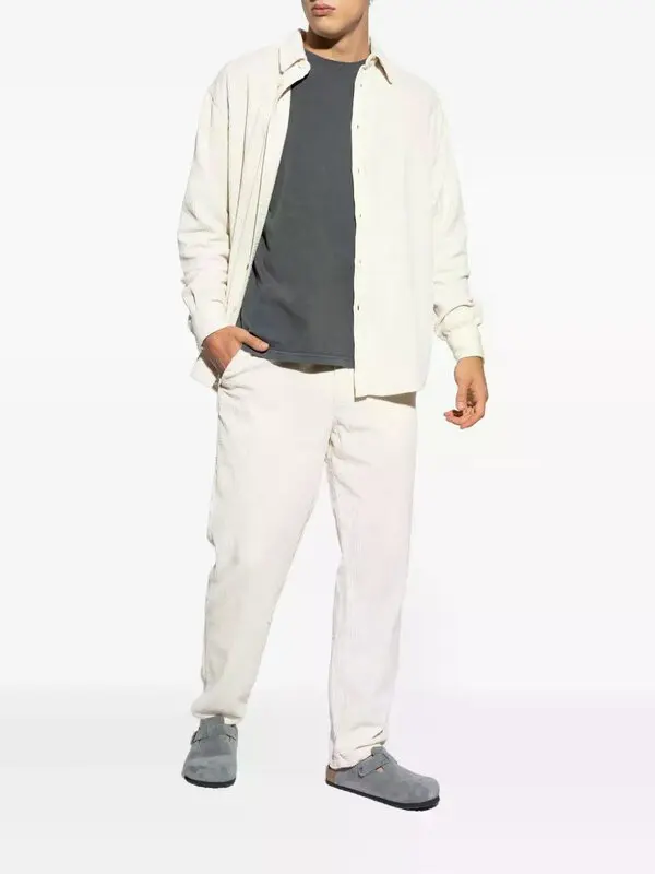 American Vintage Corduroy Long-sleeve Shirt - Neutrals