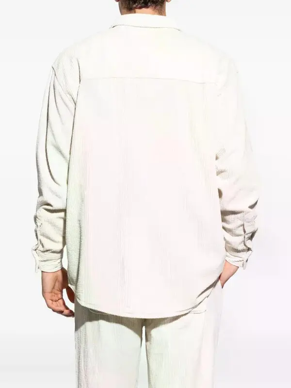 American Vintage Corduroy Long-sleeve Shirt - Neutrals