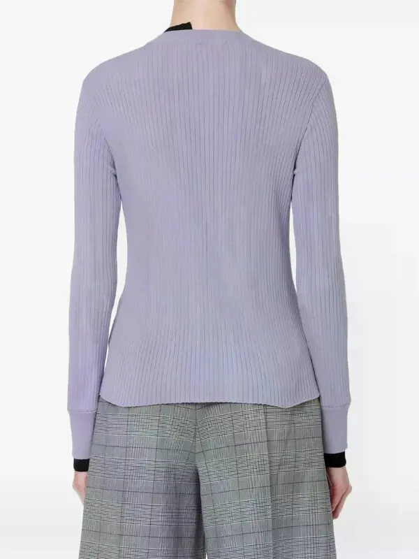 A BATHING APE Ribbed Star-embellished Sweater