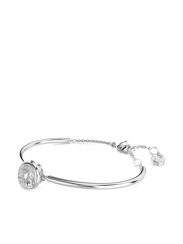 SWAROVSKI Dextera Crystal-embellished Bangle Bracelet - Silver