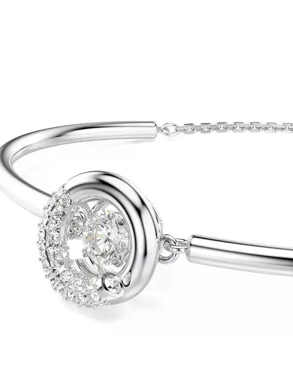 SWAROVSKI Dextera Crystal-embellished Bangle Bracelet - Silver