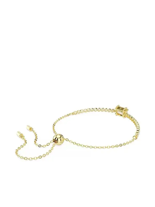 SWAROVSKI Matrix Tennis Crystal Bracelet - Gold