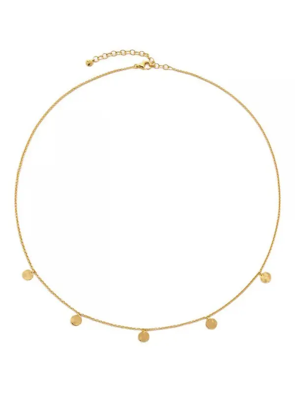 Monica Vinader Siren Muse Station Necklace - Gold