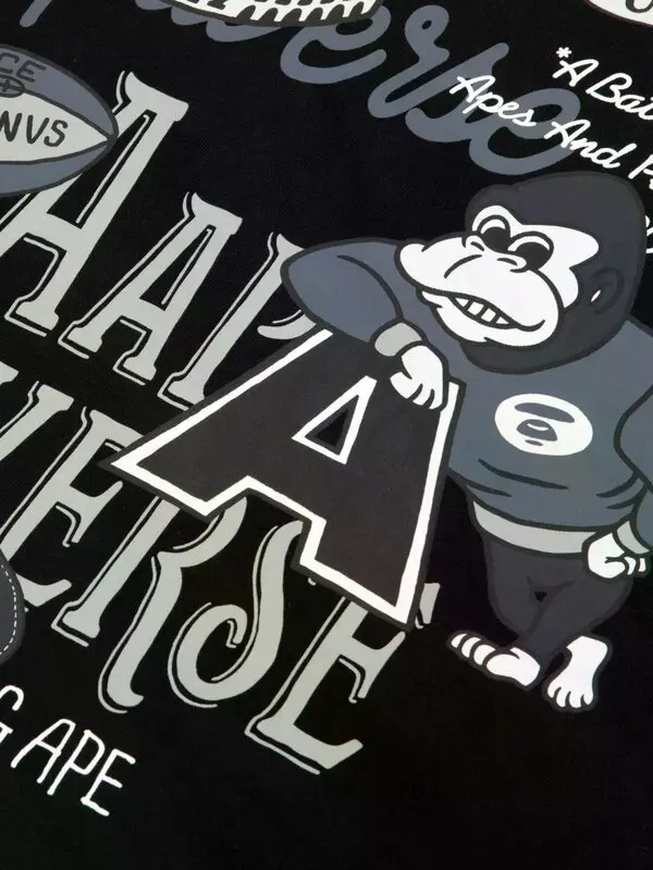 AAPE BY *A BATHING APE Ape University-style T-shirt