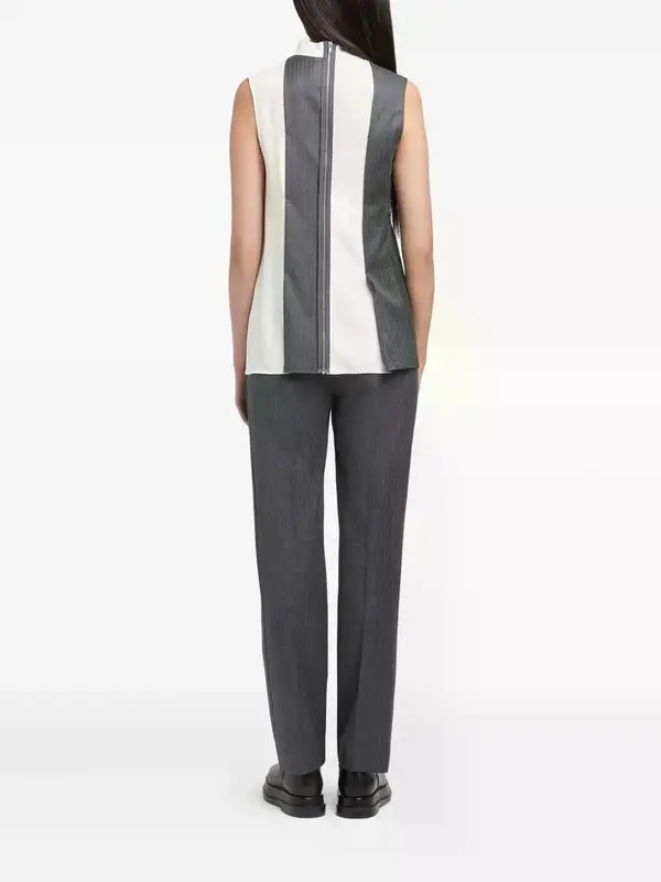 Ports 1961 Asymmetrical Paneled Blouse