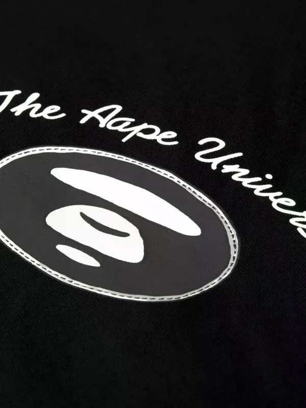 AAPE BY *A BATHING APE Long-sleeved Sweatshirt With Appliqu