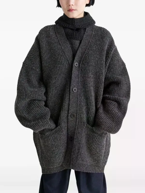 LEMAIRE Ribbed Patch-pockets Cardigan
