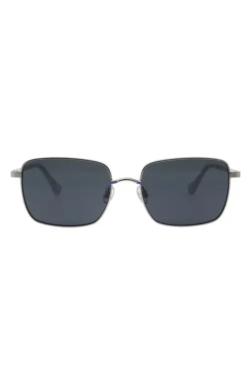 FLORENCE BY MILLS 54mm Square Sunglasses - Silver